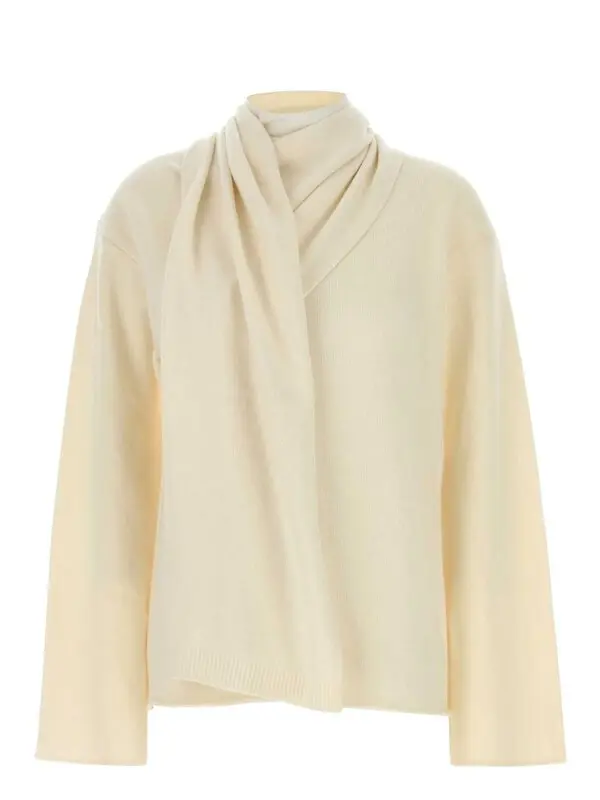 Loulou De Saison Frances Cashmere Sweater - Yellow