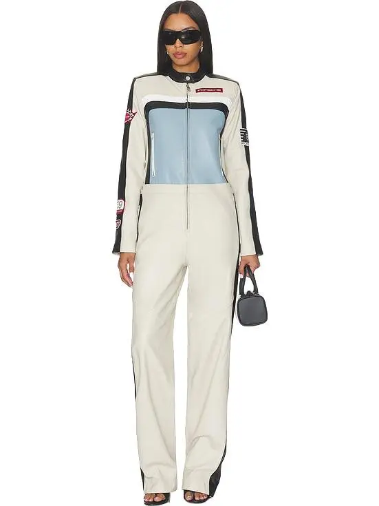 PORSCHE X Daytona Leather Jumpsuit - Multi