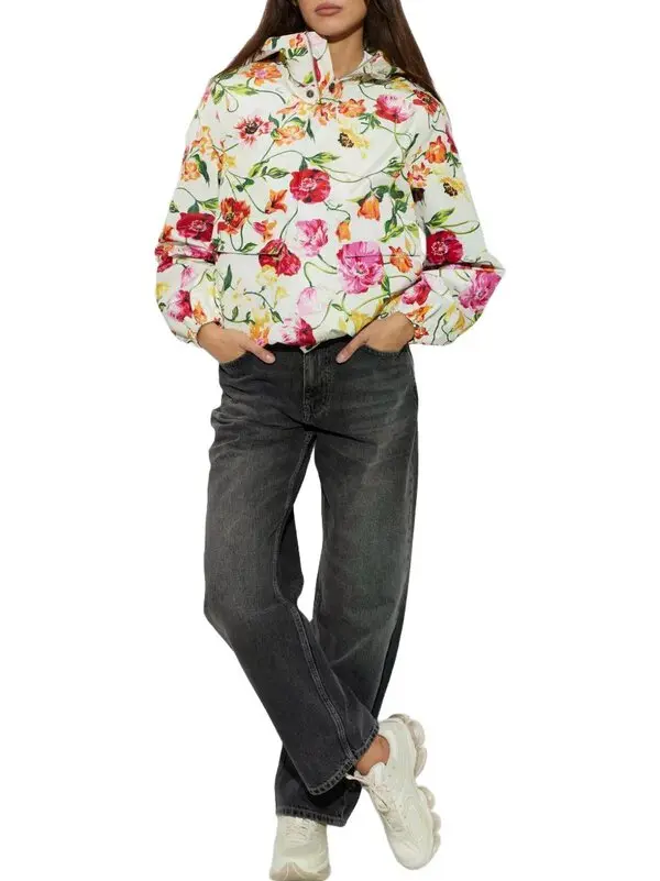 Kenzo Wildflower Floral-print Hooded Jacket - Multicolour