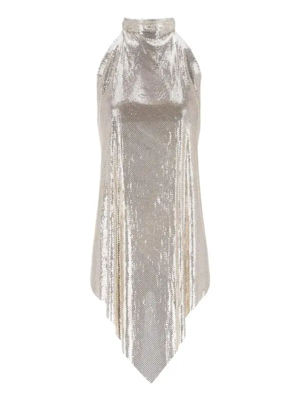Stella McCartney Chainmail Top - Silver