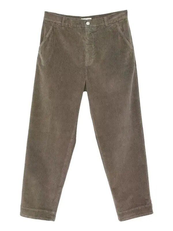 CELLAR DOOR Corduroy Trousers - Green
