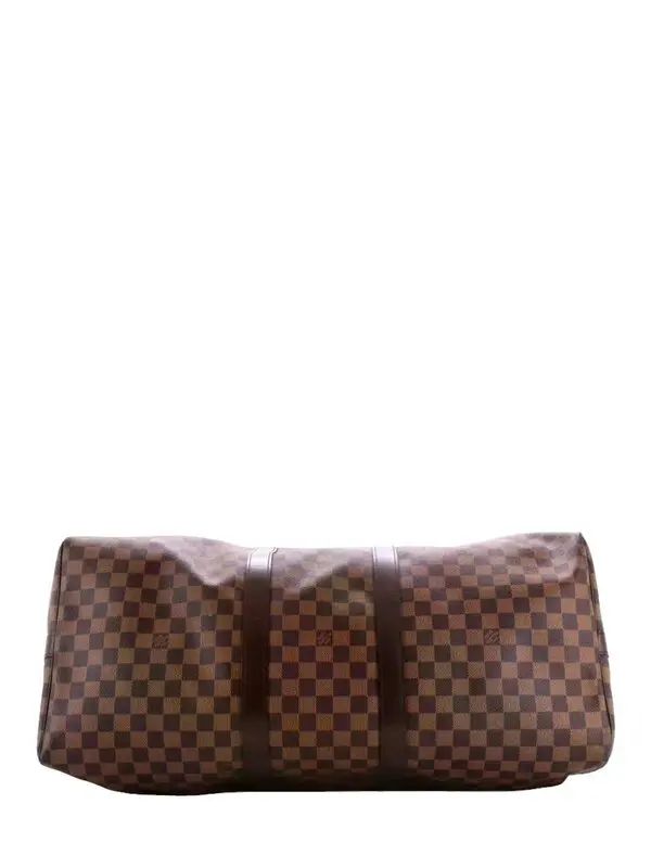 LOUIS VUITTON Keepall Bandouliere Bag Damier 55 Travel Bag - Brown