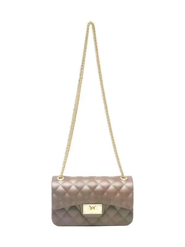MARC ELLIS Mini Flat Falcon Quilted Crossbody Bag - Brown