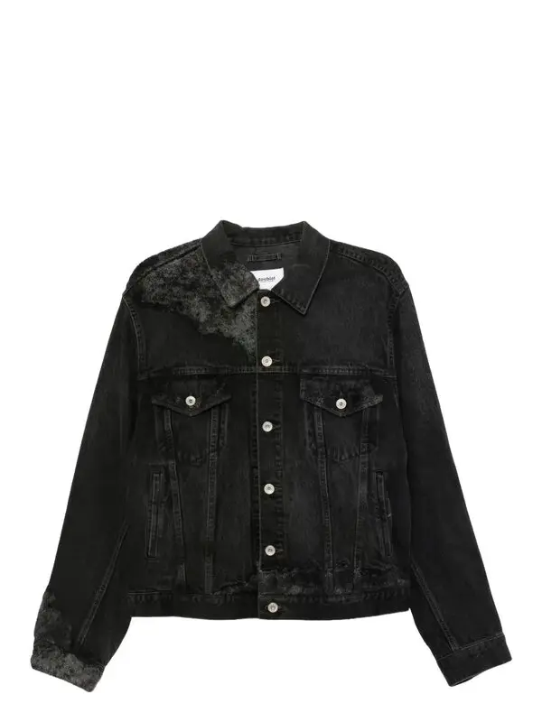 DOUBLET Embroideried Denim Jacket - Black