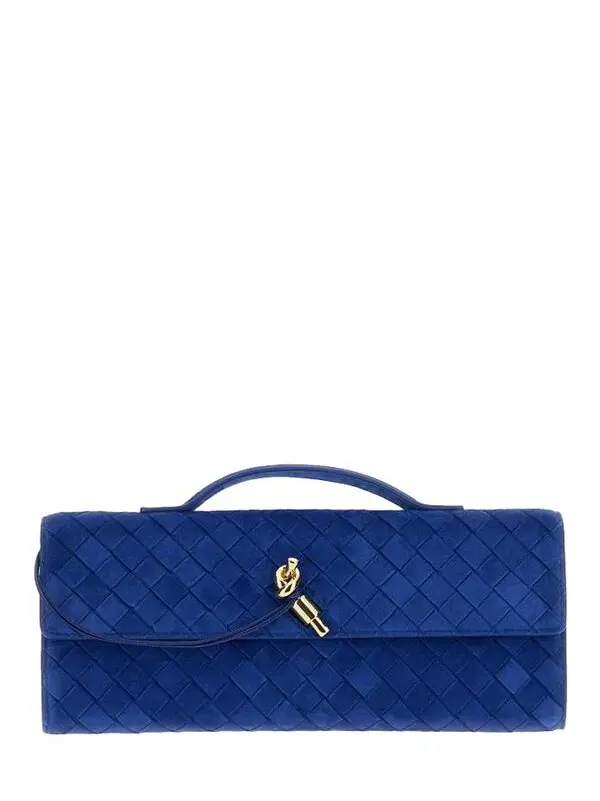 Bottega Veneta Andiamo Clutch - Blu