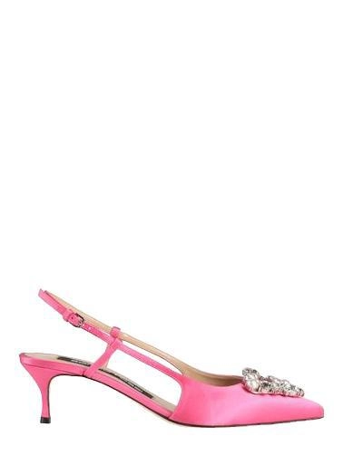 SERGIO ROSSI Pumps Size Textile Fibers - Fuchsia