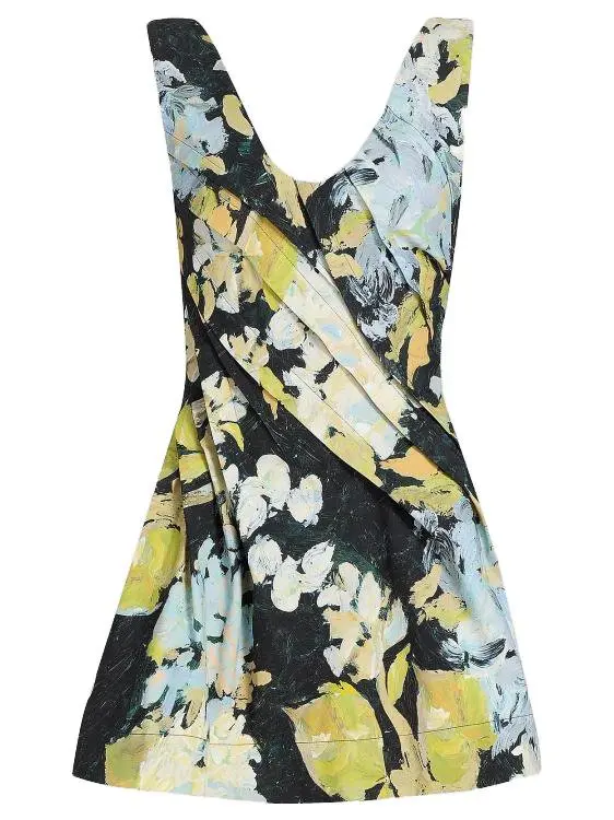 Acler Forever Young Benier Mini Dress - Hamptons Hydrangea