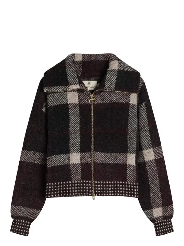 Barbour Carville Knitted Zip Jumper - Multi