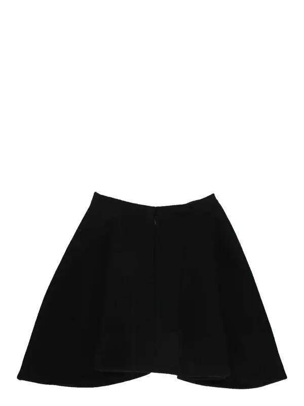 PATOU A-line Flared Mini Skirt - Black