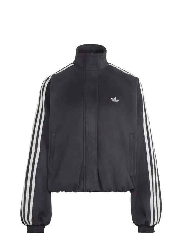 Adidas Adilenium Season 6 Faux Suede Track Top - Black