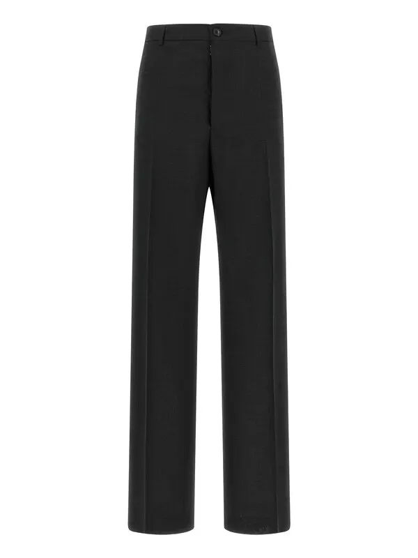 MAISON MARGIELA Four Stitches' Wool Pants - Gray
