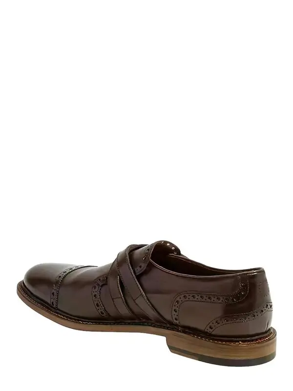 FERRAGAMO Buckled Loafers - Brown