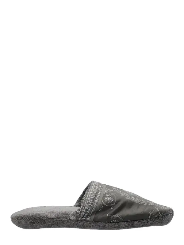 Versace Medusa-print Slippers - Grey