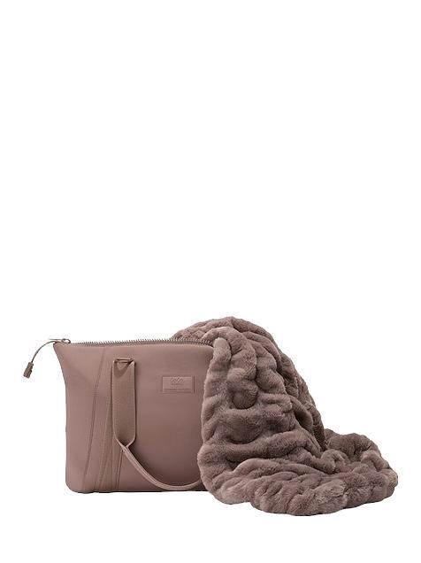 LOLA BLANKETS Lola X Dagne Dover Bundle In Taupe - Dune