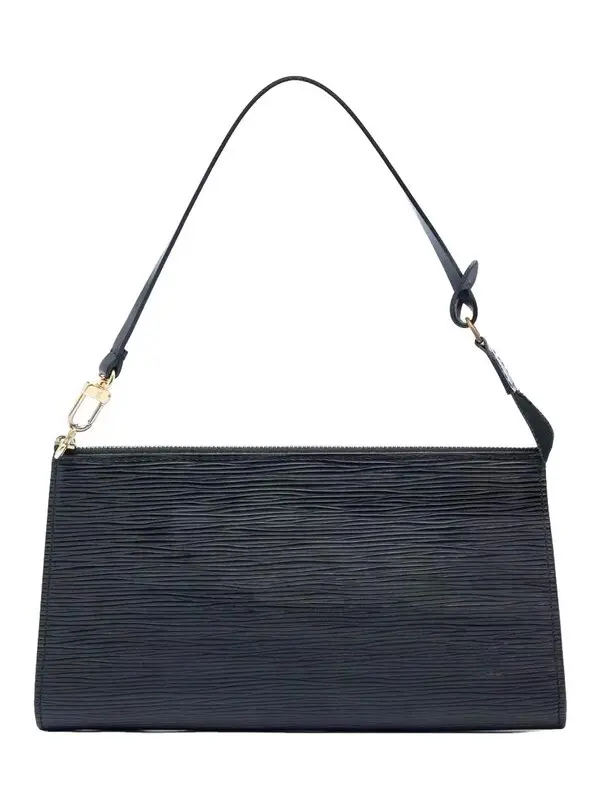 LOUIS VUITTON 1998 Epi Pochette Accessoires Shoulder Bag - Black