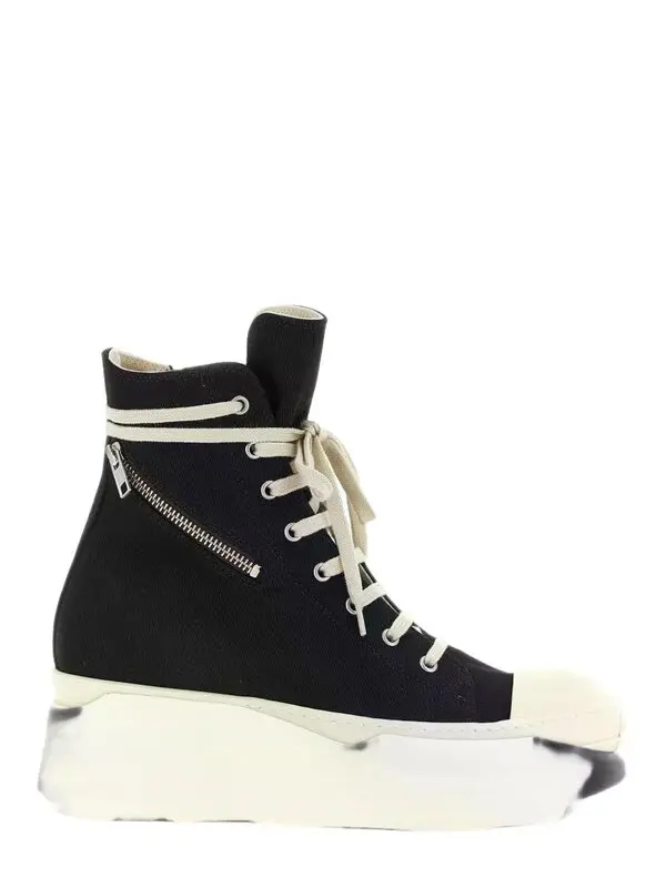 Rick Owens Cargo Abstract Sneakers - Black