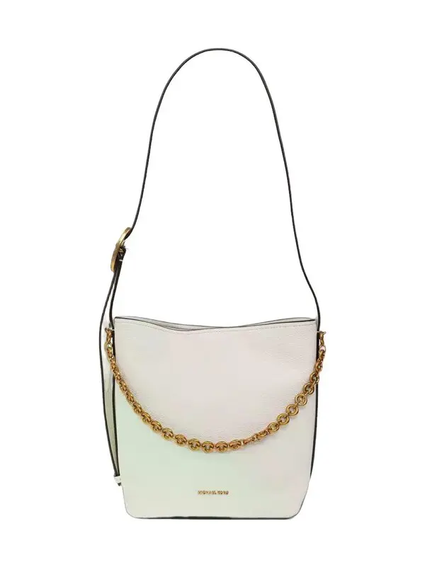 Michael Kors Small Nolita Chain-link Shoulder Bag - White