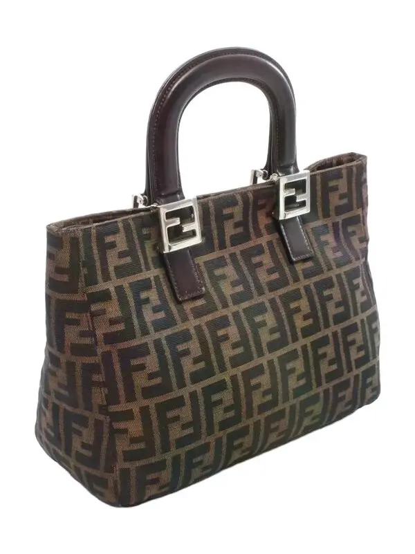 Fendi 2000s Zucca Tote Bag - Brown