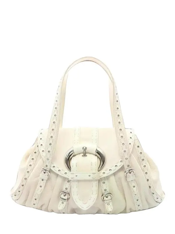 Dior 2000s Savane Chic Leather Tote Bag - Neutrals
