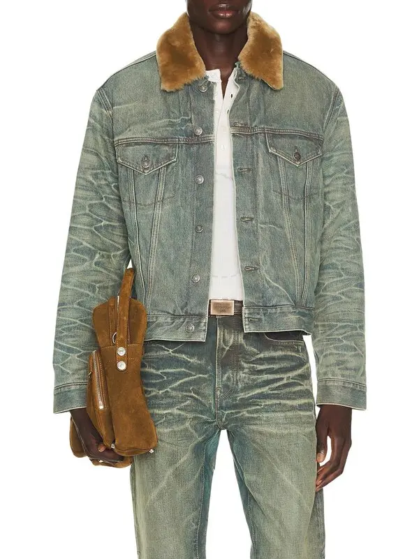 Acne Studios Rion U Lined Chana In Blue - Mid Blue