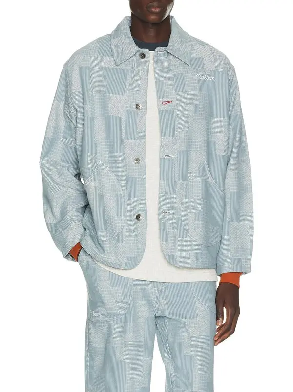 MALBON Reform Jacket In Blue - Denim