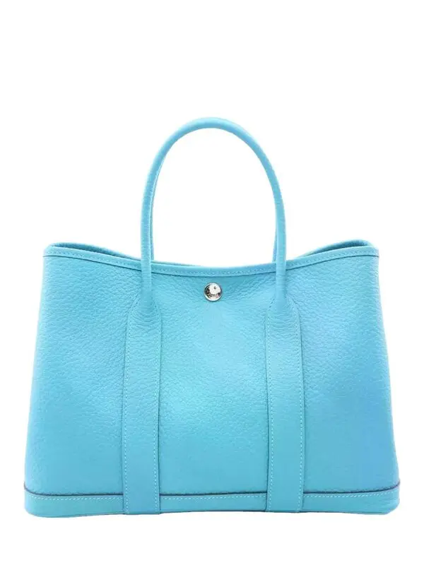Hermès 2019 Garden Party Tpm Tote Bag - Blue
