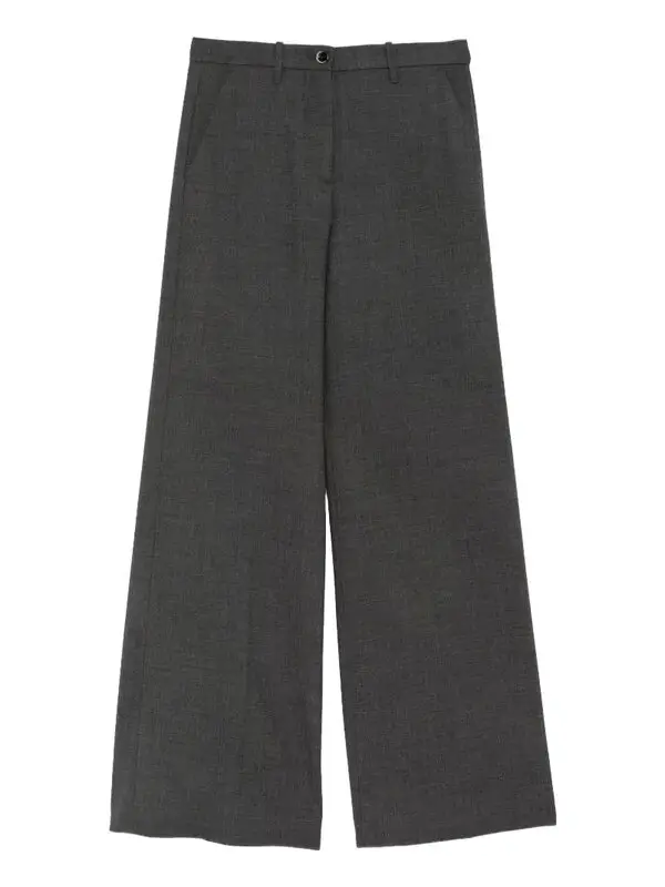 NINE:INTHE:MORNING Nadia Wide-leg Trousers - Grey