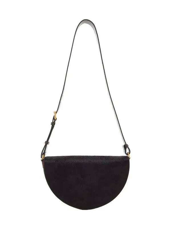 Dries Van Noten Pony Hair Crossbody Bag - Brown