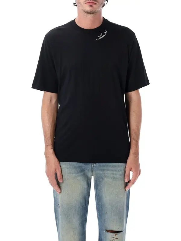 Amiri Script Logo T-shirt - Nero