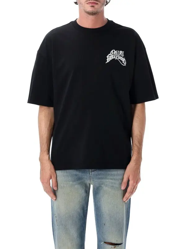 Amiri Graphic Cotton T-shirt - Nero