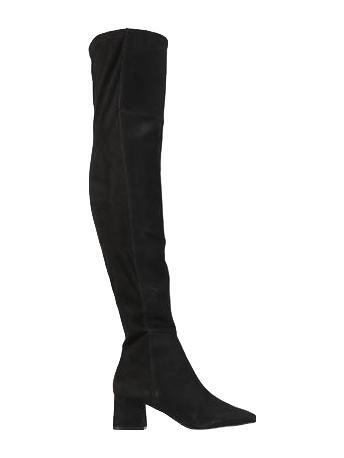 Cosmoparis Boot Size Leather, Textile Fibers - Black