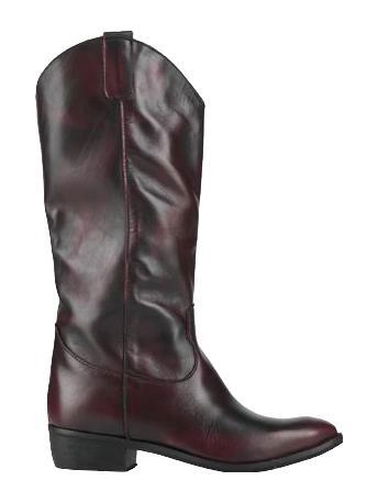 DIVINE FOLLIE Boot Burgundy Size Leather - Red