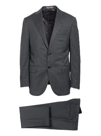 Corneliani Suit Size Virgin Wool - Grey