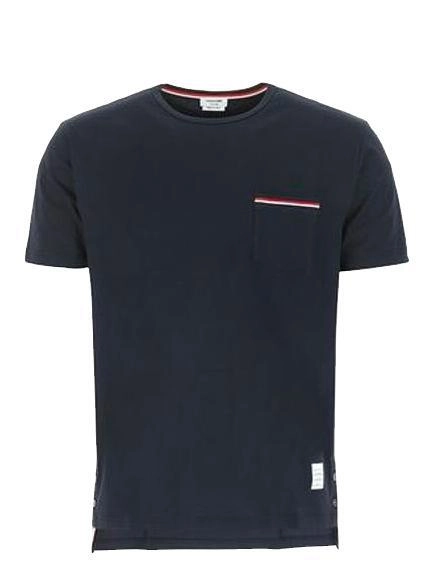 Thom Browne Short Sleeve T-shirt 'navy - Blue