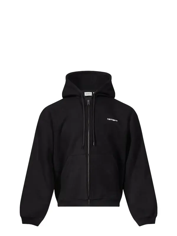 Carhartt Work In Progress Hooded Ebbert Sweat Jacket - Black