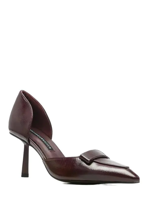 TWENTY FOURHAITCH Pointed-toe Pumps - Red