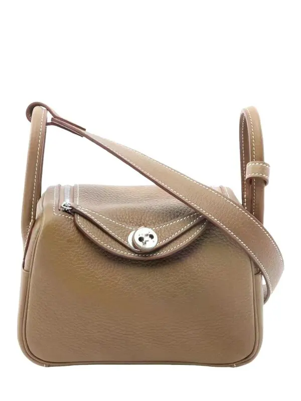 Hermès 2026 Mini Lindy Tote Bag - Brown