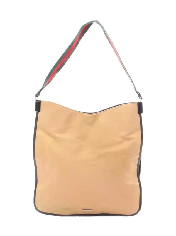 Gucci 2000s Sherry Line Shoulder Bag - Neutrals