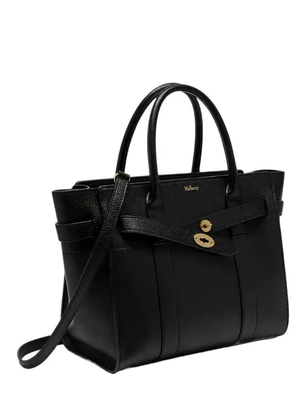Mulberry Small Bayswater Leather Tote Bag - Black