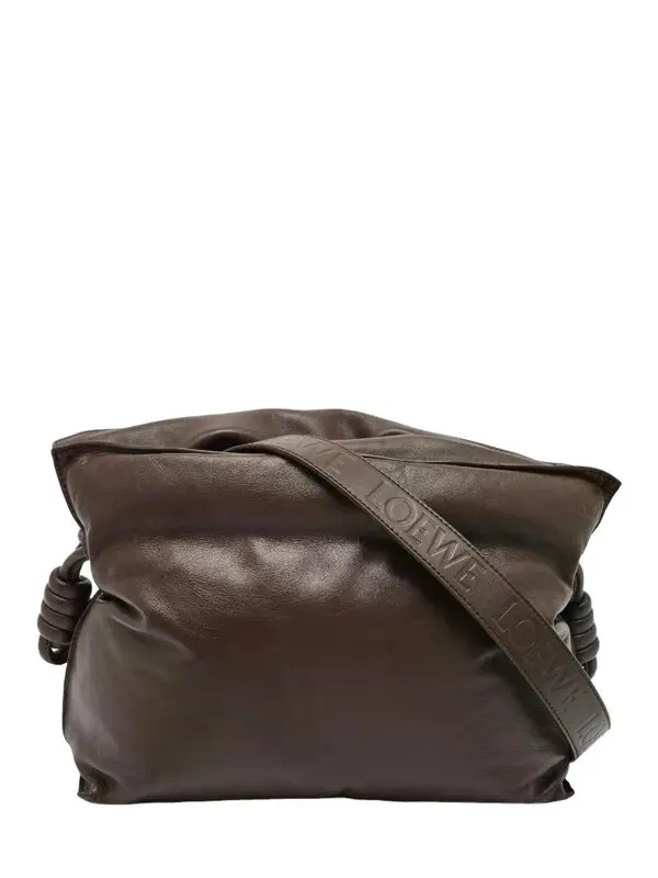 Loewe 2022 Medium Flamenco Drawstring Shoulder Bag - Brown