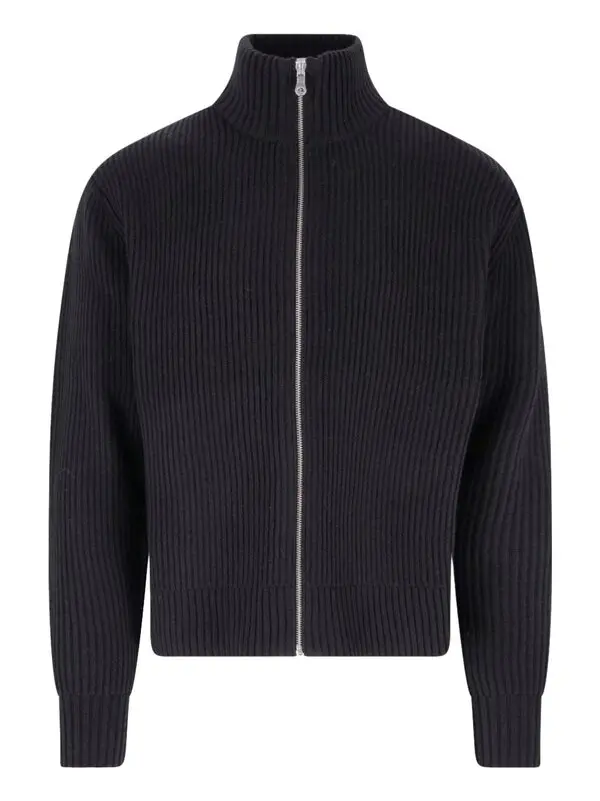 BERNER KUHL Wool Blend Zip Sweater - Black