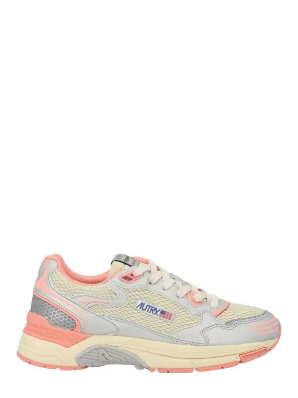AUTRY Hyperway Sneakers With Mesh Panels - Metallic