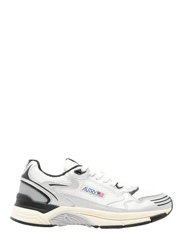 AUTRY Hyperway Sneakers With Mesh Panels - Metallic