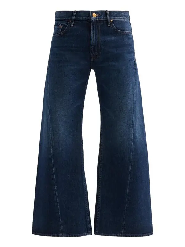MOTHER Lil' Lemon Twist Sneak Jeans - Fresh Squeezed