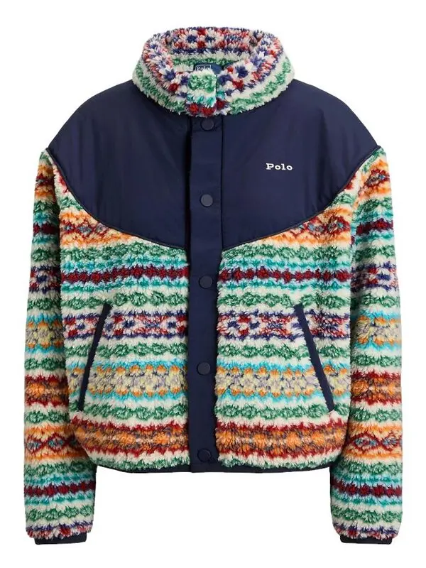 Polo Ralph Lauren Jaquard High-pile Fleece Jacket - Multi