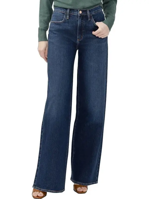 SILVER JEANS CO. Jackie High Waist Wide Leg Jeans - Dolly