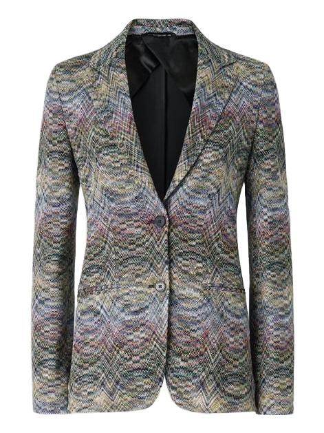 Missoni Viscose Lamé Blazer - Multicoloured