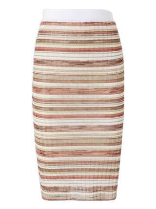 Missoni Ribbed Striped Viscose-blend Midi Skirt - Multicoloured
