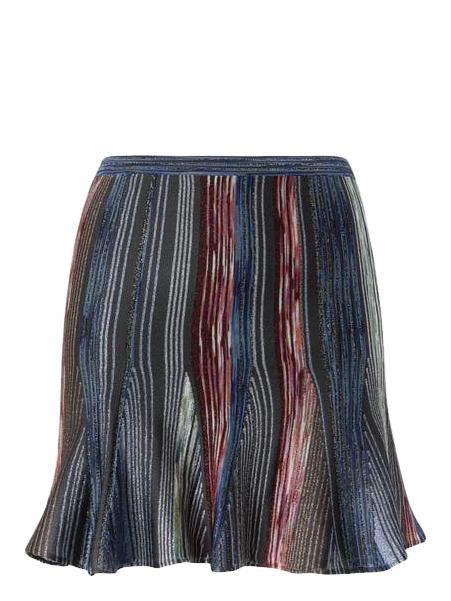 Missoni Flared Space-dye Viscose Lamé Mini Skirt - Multicoloured