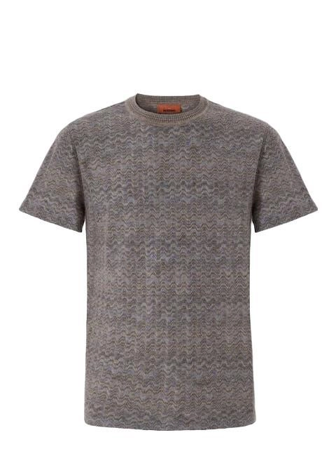 Missoni Cashmere And Viscose Knit Crewneck T-shirt - Multicoloured